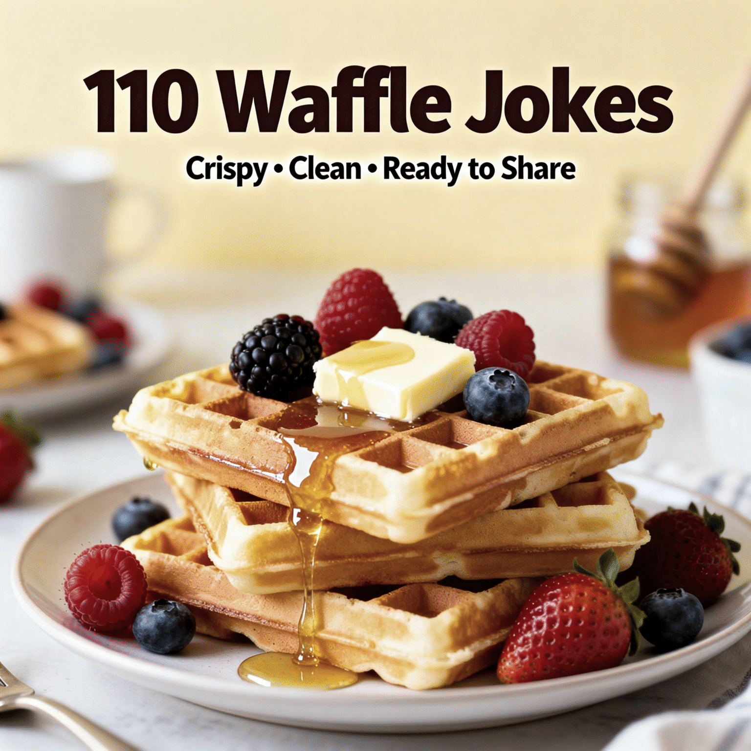 Funny Waffle Jokes (110+ Clean One-Liners, Kids Jokes & Captions)