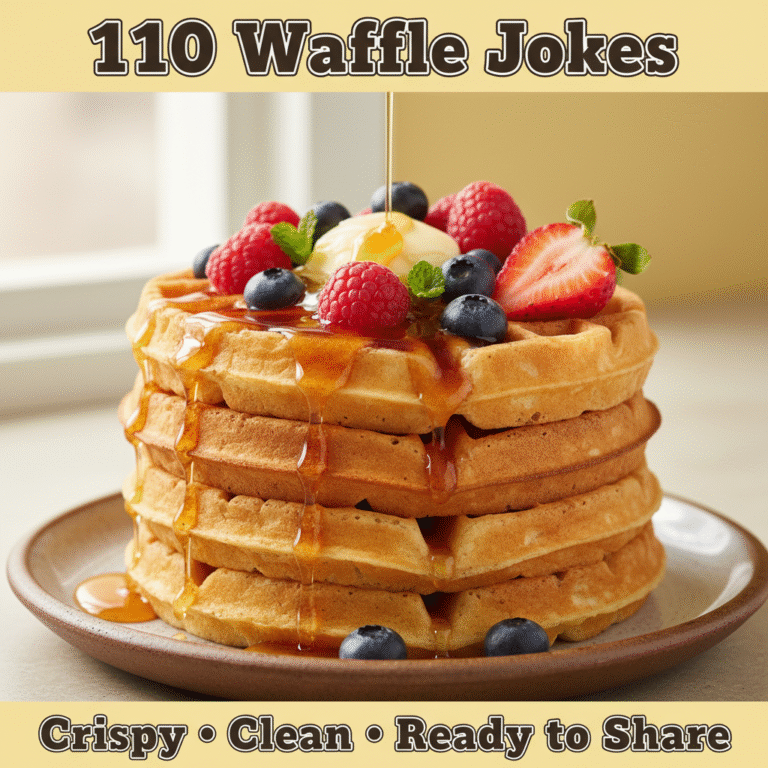 Funny Waffle Jokes (110+ Clean One-Liners, Kids Jokes & Captions)
